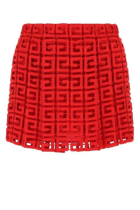 Givenchy Viscose Ble Mini Skirt