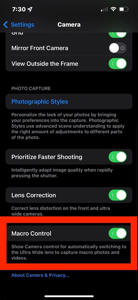 How To Enable Or Disable Macro Camera Controls On IPhone Pro
