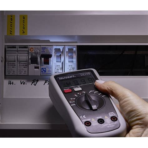 Voltcraft Vc175 Ročni Multimeter Kalibrirano Iso Digitalni Cat Iii