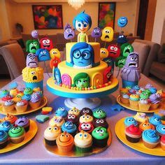 Intensamente En 2024 Pastel Intensamente Pasteles Deliciosos Tortas