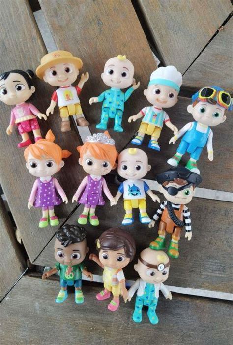 ขาย 5ชิ้น Jojo Cocomelon รูปการกระทำของเล่นพีวีซีรุ่นตุ๊กตา Cocomelon ของเล่นเด็กของขวัญเด็ก