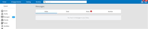 Nearly Non Existent Messages Appeared Out Of Nowhere On ROBLOX Website Roblox