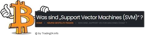 Was Bedeutet Support Vector Machines Svm Im Trading