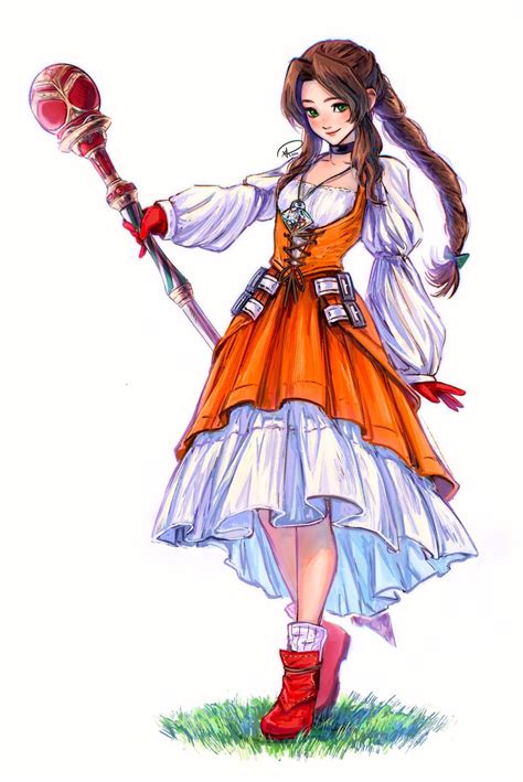 Aerith Gainsborough Garnet Til Alexandros Xvii And Aerith