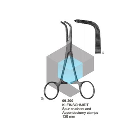 Klenschmidt Appendectomy Clamp Forceps Eco Surgical Co