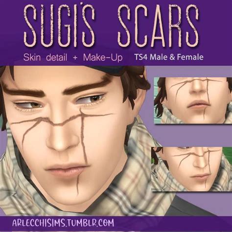 Sugis Facial Scars The Sims 4 Create A Sim Curseforge