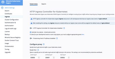 NGINX Ingress Controller In Mirantis Kubernetes Engine