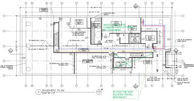 Basement Exit And Travel Distance Requirement The Building Code Forum