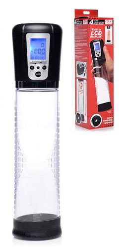 4 Level Power Suction Penis Pump With Built In Display Size Matters