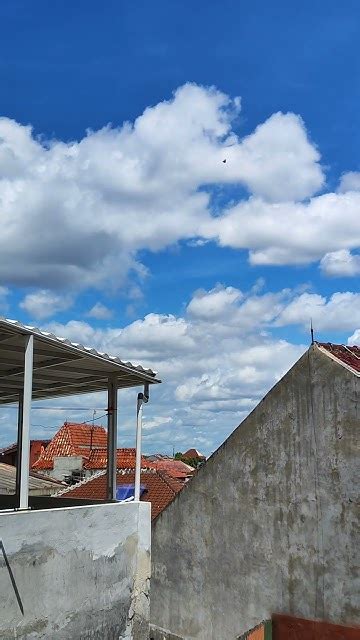 Langit Jakarta Lagi Cantik Banget ️ Shorts Langit Sky Clouds Plane