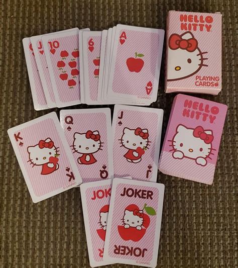 Hello Kitty Playing Cards In 2024 Hello Kitty Themes Hello Kitty