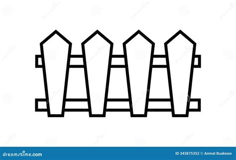 Fence Picket Wood Outline Silhouette Fence Panel Wooden Fence Clip