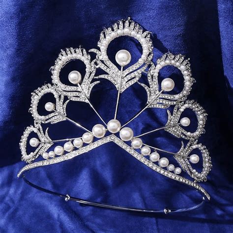 Peacock Crown Etsy