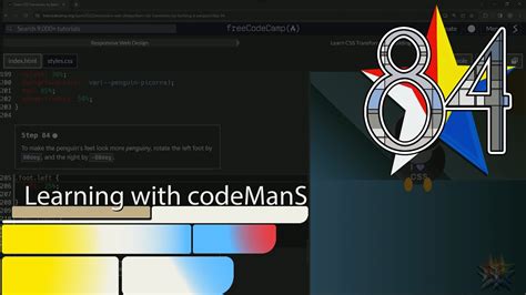Build A Penguin Step 84 Learn Css And Html Freecodecamp Youtube