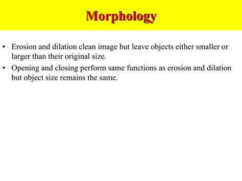 Ppt Comprehensive Guide To Binary Morphology Operations In Image Processing Powerpoint