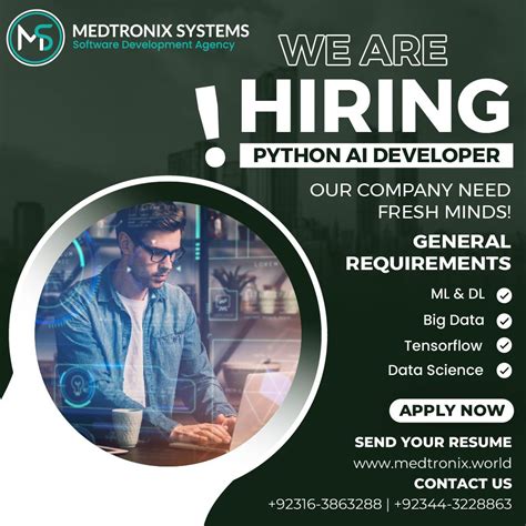 Medtronix Systems On Linkedin Medtronixsystems Aiforgood Pythonjobs