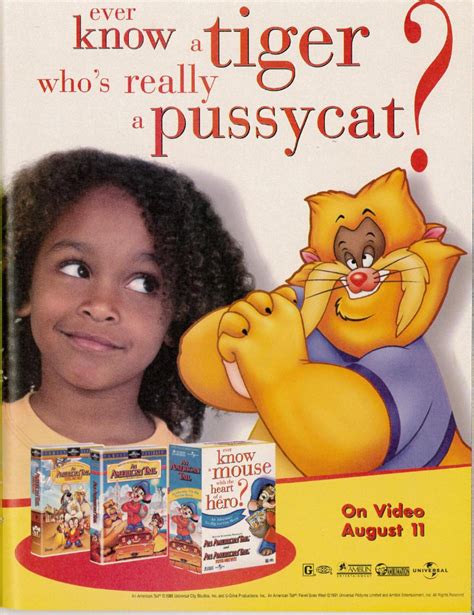 An American Tail Double Feature Vhs Print Ad By Ianandart Back Up 3 On