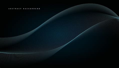 premium vector abstract wave lines pattern smooth curve flowing