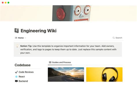 coding programming guidelines template notion marketplace
