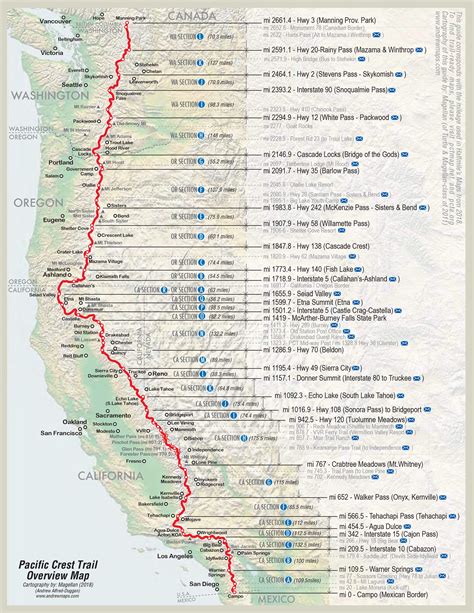 Le Pacific Crest Trail Pct Voyages Et Projets