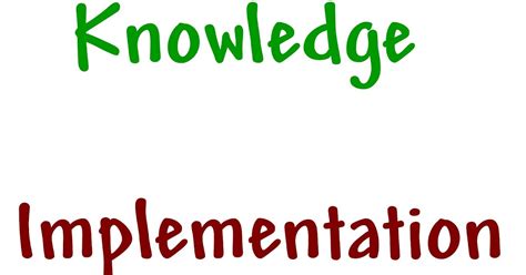 Passionpk Knowledge Without Implementation Is Useless