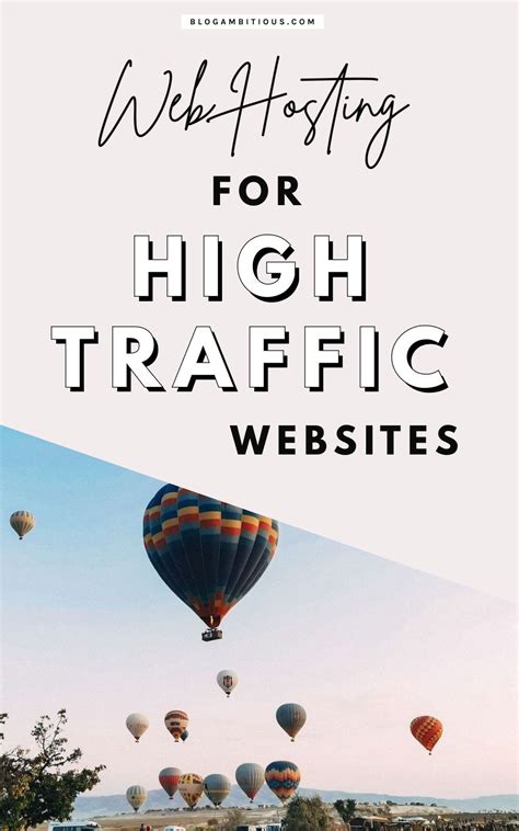 Web Hosting For High Traffic Websites Web Hosting Website Hosting