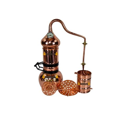 Rotating Column Alembic Liters Thermometer Separation Grills