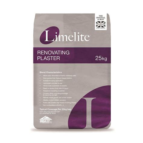 Limelite Renovating Plaster Diy Refurb
