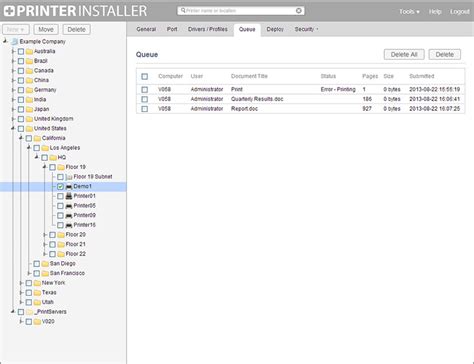 With Print Servers PrinterLogic