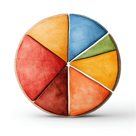 A Colorful Pie Chart Illustration Representing Data Distribution And Analysis In A Visually