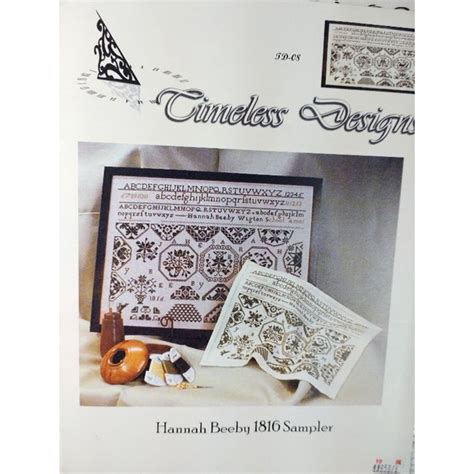 十字繡 絕版圖稿 Hannah Beeby 1816 Sampler 蝦皮購物