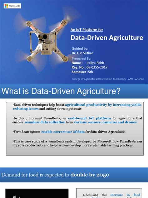Data Driven Agriculture Pdf Agriculture Computing
