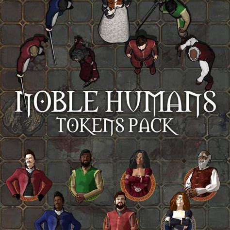 Noble Humans Animated Tokens Pack 60 Tokens Roll20 Marketplace