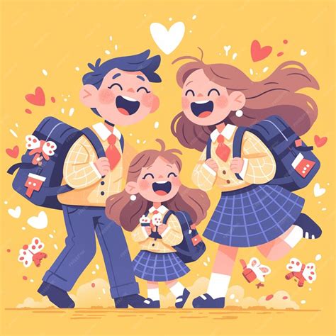 School Attendance Awareness Poster Premium Ai Generated Vector