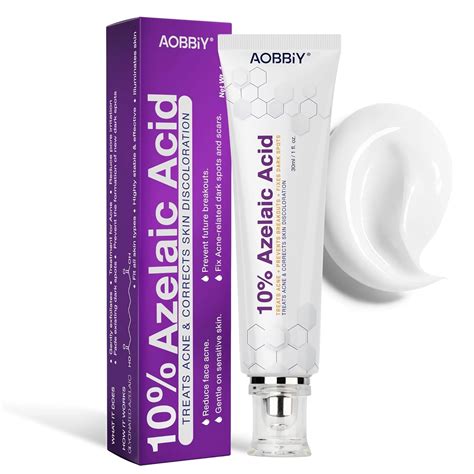 Amazon.com: AOBBIY Azelaic Acid Acne Cream: Azelaic Acid For Face ...