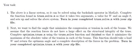 Statics Problems Often Result In A Set Of Linear