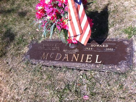 Howard Mac” Mcdaniel 1925 2002 Find A Grave Memorial