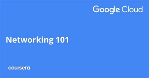 networking 101 coursya