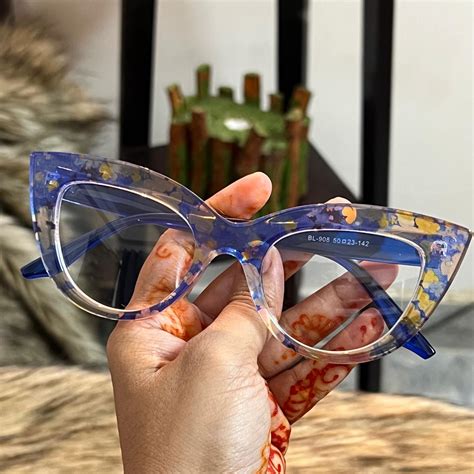 Personalized Blue Blocker Cat Eye Computer Eyeglass Dreams Eye