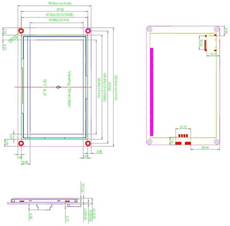 Nextion NX T Inch HMI Intelligent Smart USART UART Serial Touch TFT LCD Screen Module