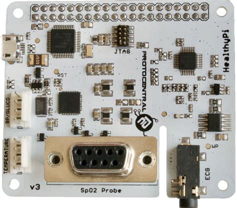 HealthyPi Raspberry Pi HAT Measures ECG Body Temperature And Oxygen Saturation Crowdfunding