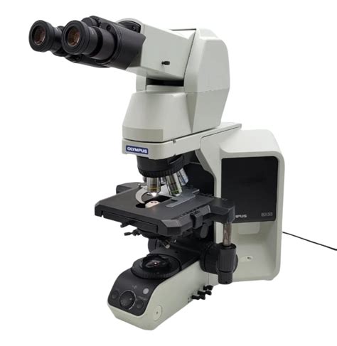 Olympus Microscope Bx53 With Tilting Telescoping Head And 2x Objective