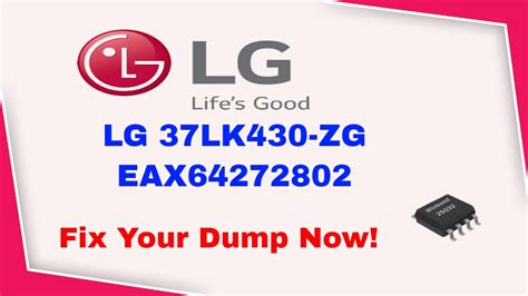 DUMP & NAND LG 37LK430-ZG main: EAX64272802 panel : LC370WUE - YouTube