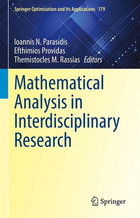 Springer Optimization And Its Applications 179 Mathematical Analysis In Bol