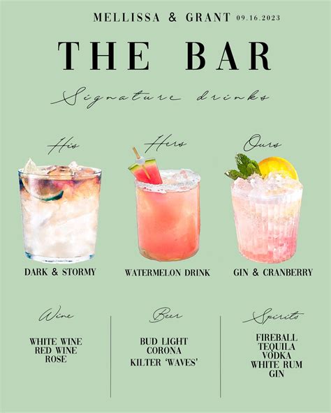 25 Signature Cocktail Ideas Your Guests Will Be Obsessed With Artofit