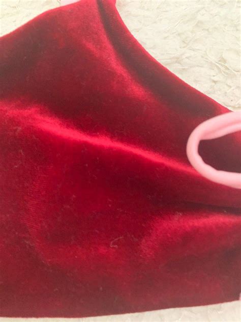 Velvet Bikini Set Womens Fashion Swimwear Bikinis And Swimsuits On Carousell