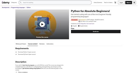 Courses And Apps To Learn How To Code Python For Free