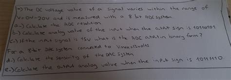 solved → ﻿the dc voltage value of a signal varies within the