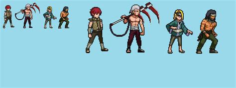 Before Akatsuki Member Nzc Sprites By Danleoden On Deviantart