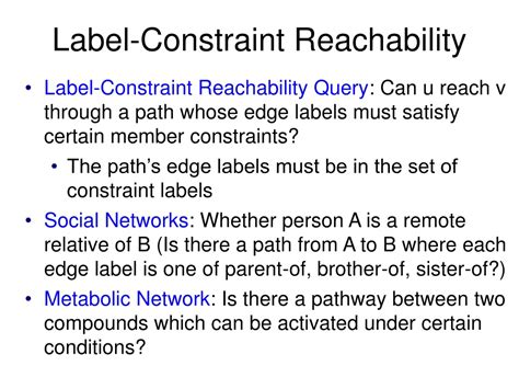 Ppt Computing Label Constraint Reachability In Graph Databases Powerpoint Presentation Id